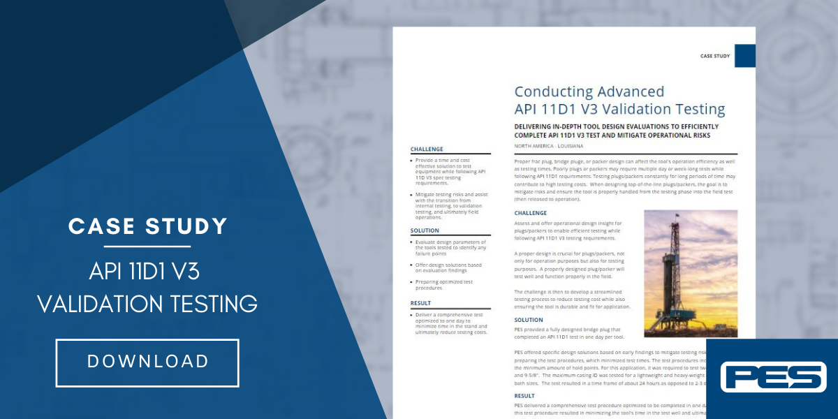 Case Study - API 11D1 | PES